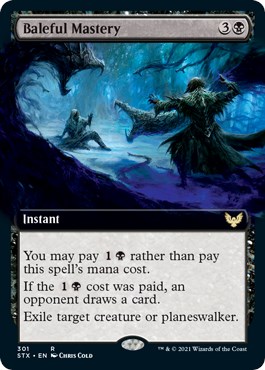 Baleful Mastery (Extended Art) - Strixhaven: School of Mages - Magic ...