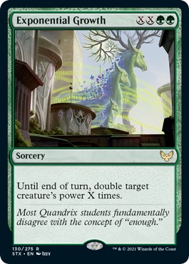 Exponential Growth - Strixhaven: School of Mages - Magic: The Gathering