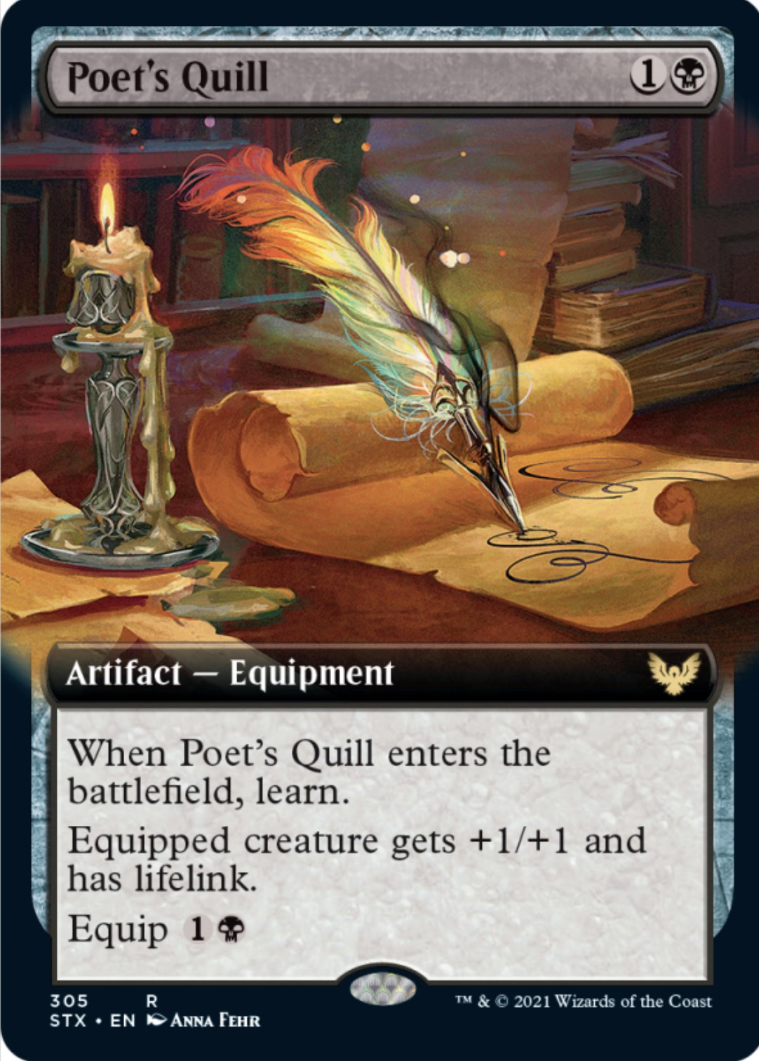 Poet's Quill (Extended Art) - Strixhaven: School of Mages - Magic: The ...