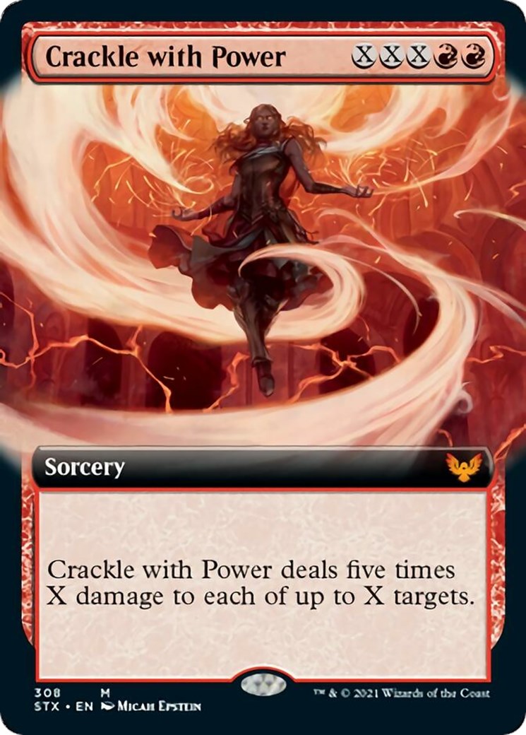 Crackle with Power (Extended Art) - Strixhaven: School of Mages - Magic ...