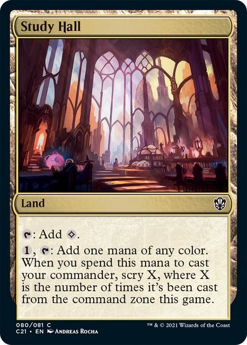 Study Hall - Commander 2021 - Magic: The Gathering