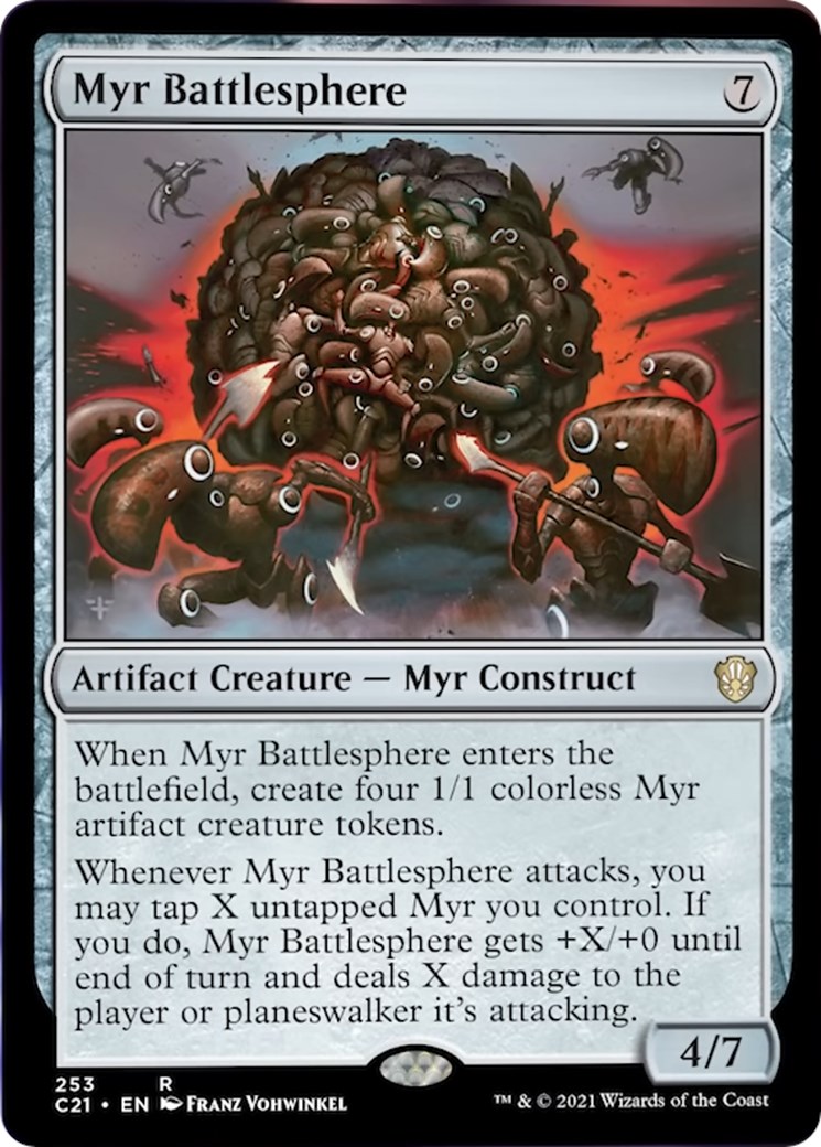 Myr Battlesphere - Commander 2021 - Magic: The Gathering