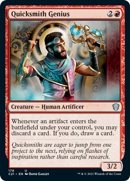 Quicksmith Genius - Commander 2021 - Magic: The Gathering