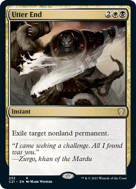 Utter End - Commander 2021 - Magic: The Gathering
