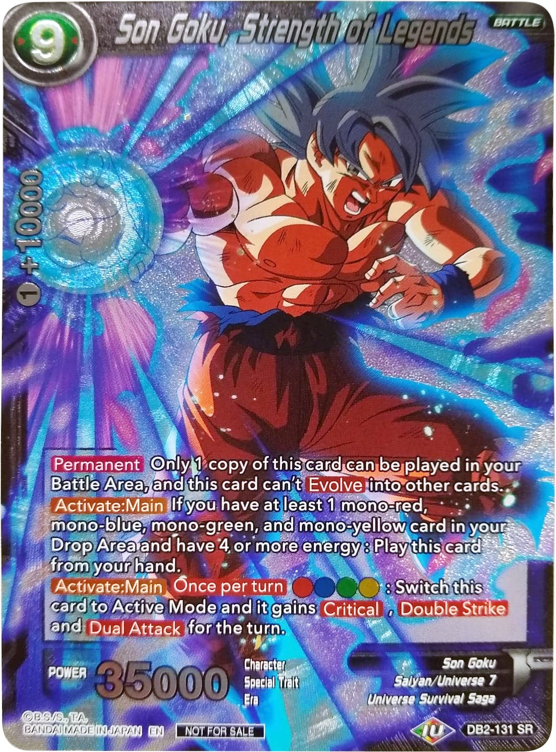 Son Goku, Strength of Legends (Player's Choice) - Promotion Cards ...