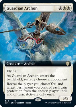 Guardian Archon (Extended Art) - Commander 2021 - Magic: The Gathering