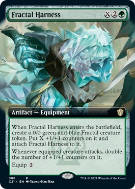 Fractal Harness (Extended Art) - Commander 2021 - Magic: The Gathering