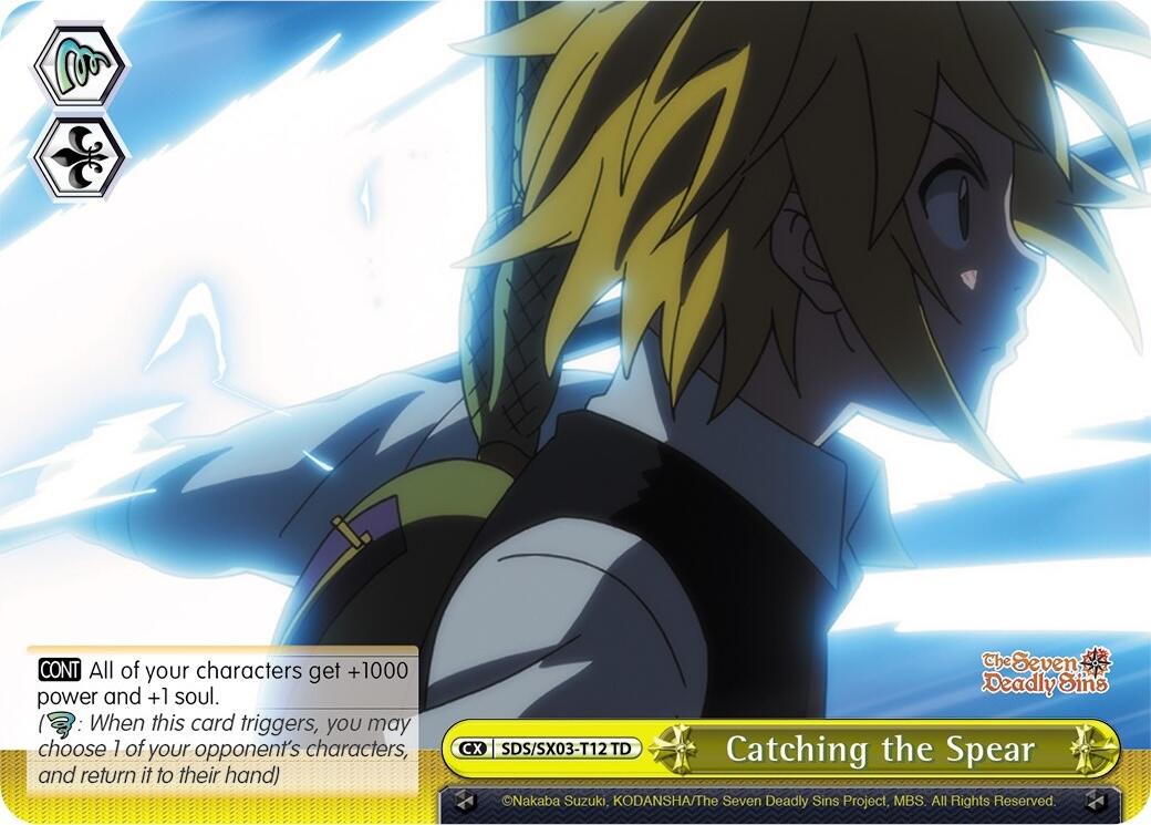 Catching the Spear - The Seven Deadly Sins - Weiss Schwarz