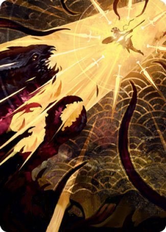 Defiant Strike Art Card - Art Series: Strixhaven - Magic: The Gathering