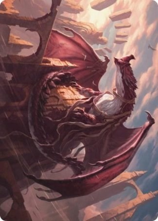 Velomachus Lorehold Art Card - Art Series: Strixhaven - Magic: The ...