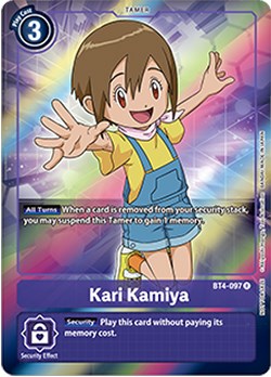 Kari Kamiya (Box Topper) - Great Legend - Digimon Card Game