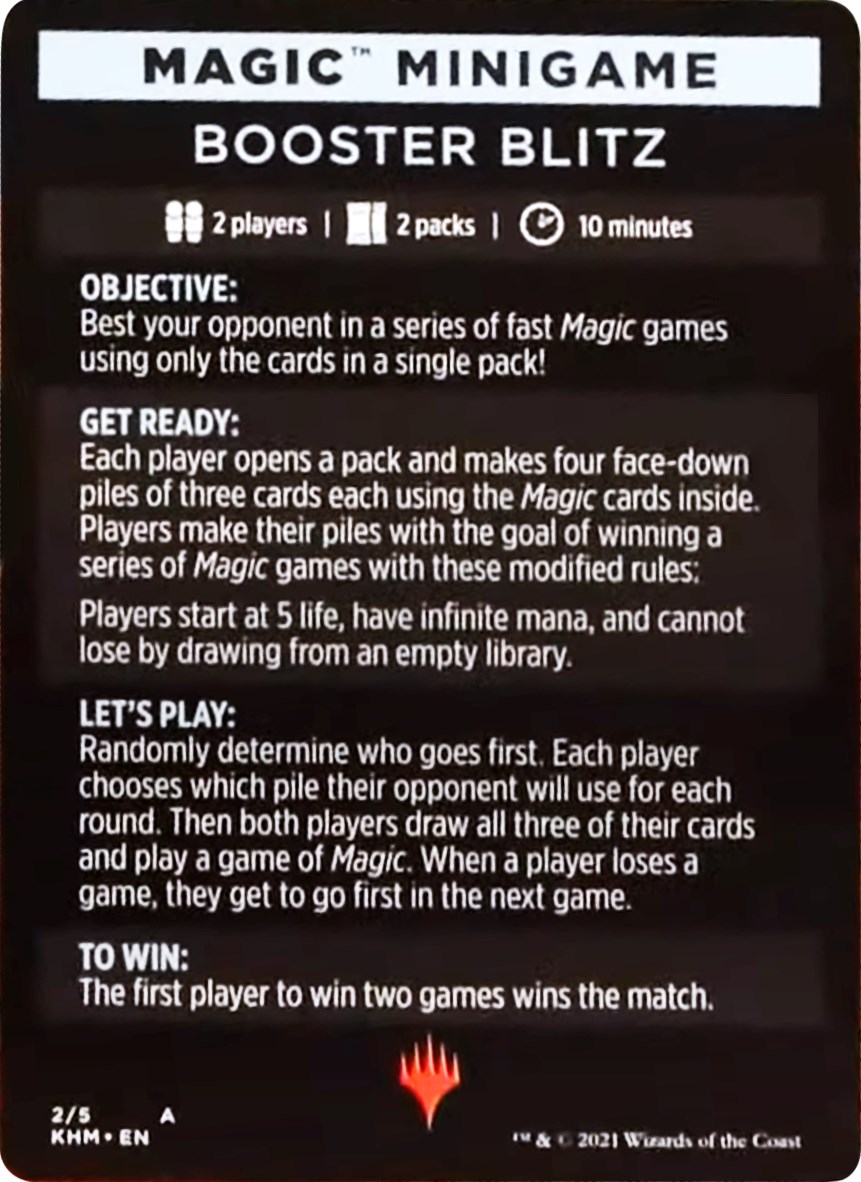 Magic Minigame: Booster Blitz - Kaldheim - Magic: The Gathering Magic Minigame: Booster Blitz - Kaldheim - Magic: The Gathering