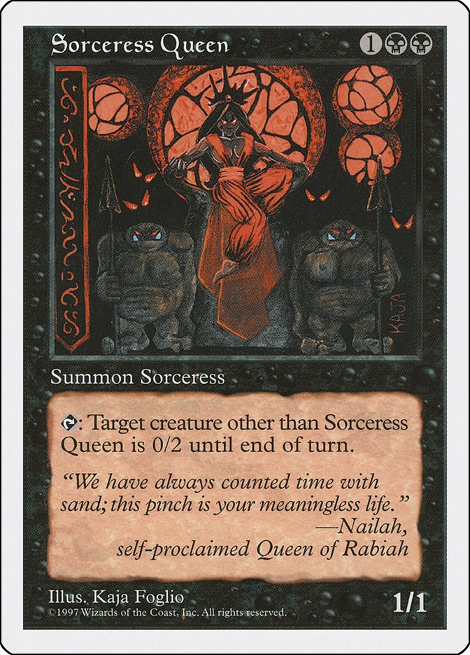 Sorceress Queen - Fifth Edition - Magic: The Gathering