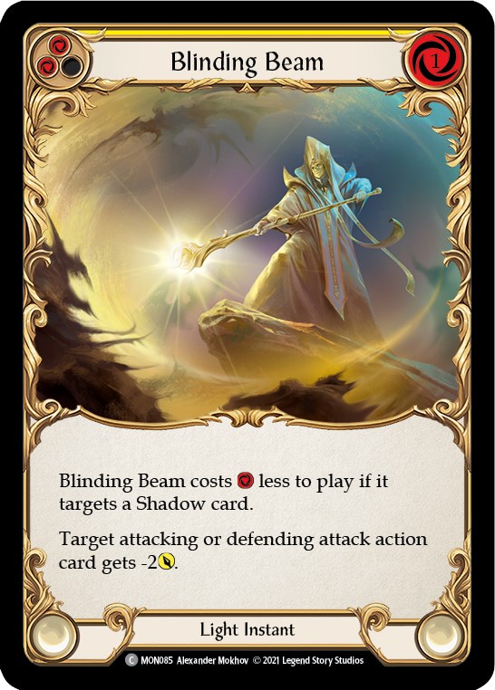 Blinding Beam (Yellow) - Monarch - Flesh and Blood TCG