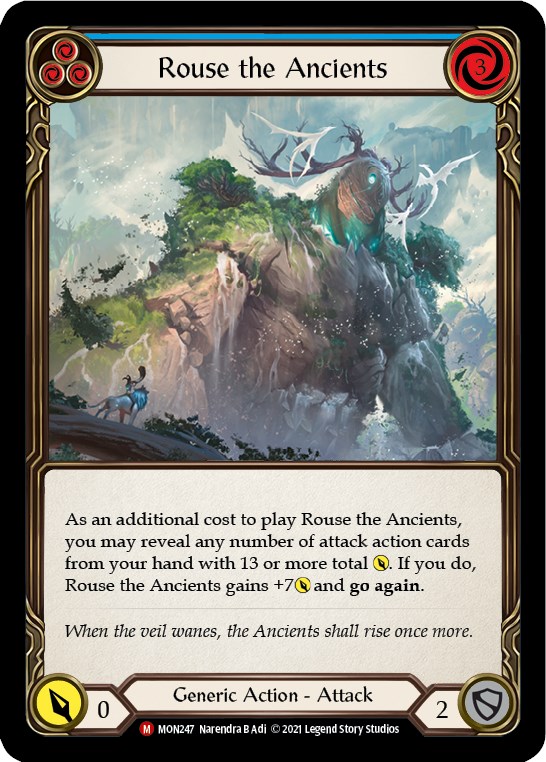 Rouse the Ancients - Monarch - Flesh and Blood TCG