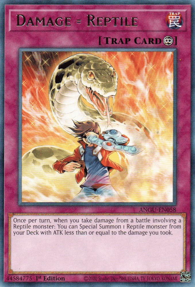 Damage = Reptile - Ancient Guardians - YuGiOh