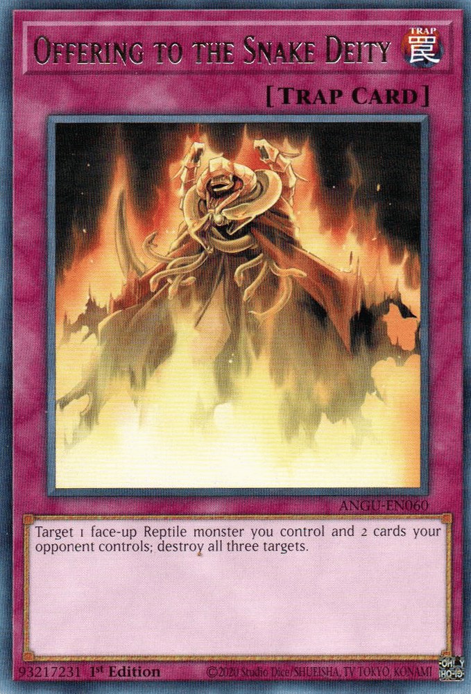 Offering to the Snake Deity - Ancient Guardians - YuGiOh