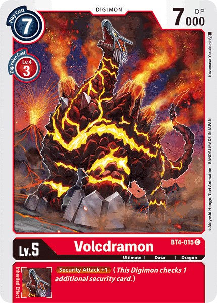 Volcdramon - Great Legend - Digimon Card Game