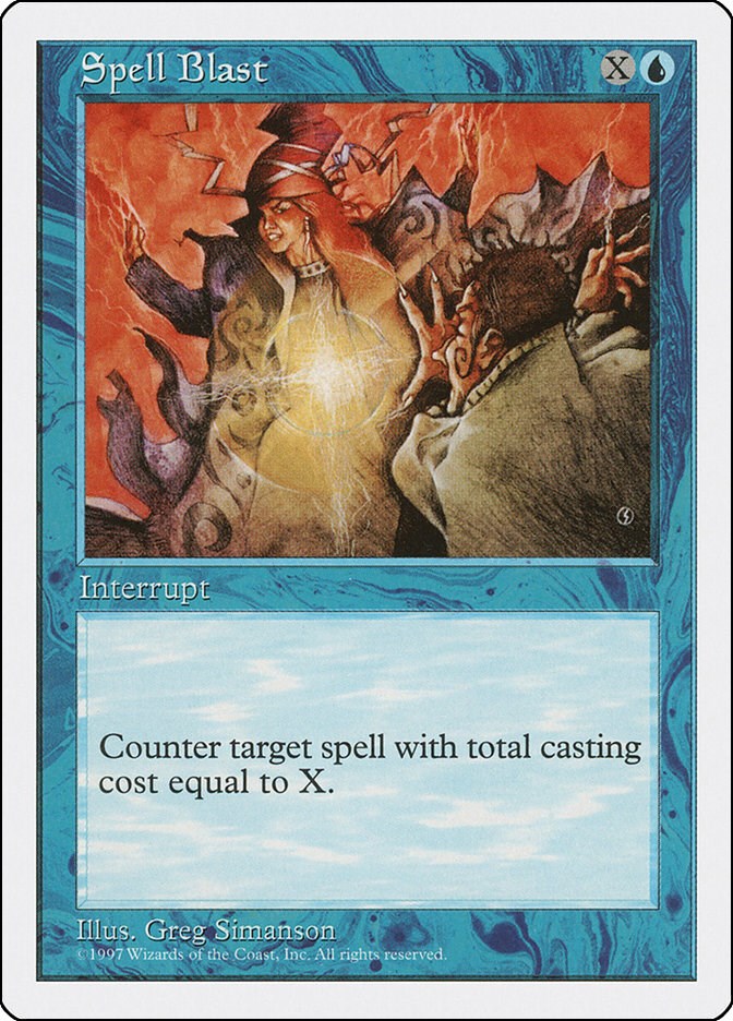 Spell Blast - Fifth Edition - Magic: The Gathering