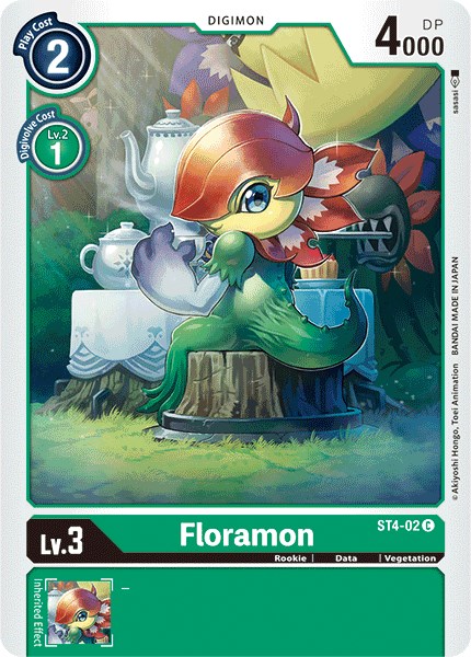 Floramon - Starter Deck 04: Giga Green - Digimon Card Game