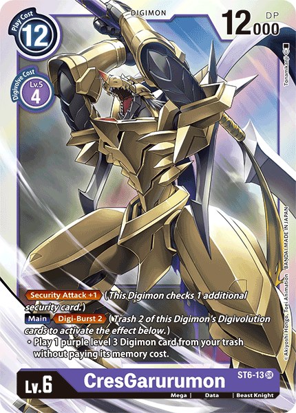 CresGarurumon - Starter Deck 06: Venomous Violet - Digimon Card Game