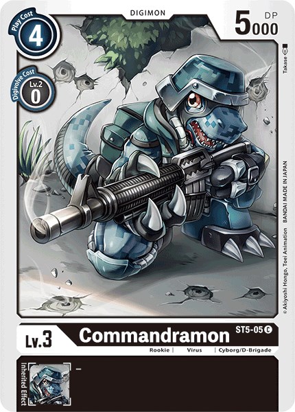 Commandramon - Starter Deck 05: Machine Black - Digimon Card Game
