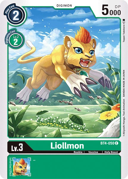 Liollmon - Great Legend - Digimon Card Game