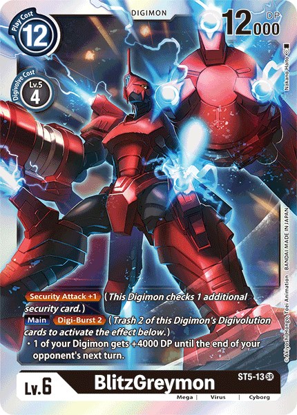 BlitzGreymon - Starter Deck 05: Machine Black - Digimon Card Game