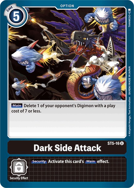 Dark Side Attack - Starter Deck 05: Machine Black - Digimon Card Game