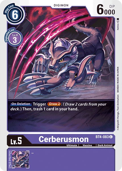 Cerberusmon - Great Legend - Digimon Card Game