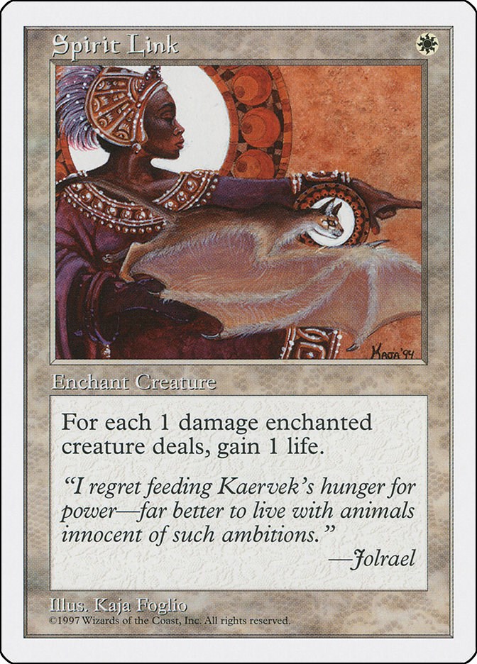 Spirit Link - Fifth Edition - Magic: The Gathering