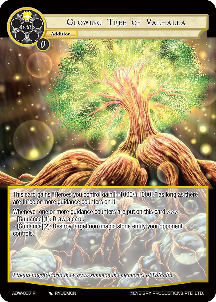 Glowing Tree of Valhalla - Assault into the Demonic World - Force of Will