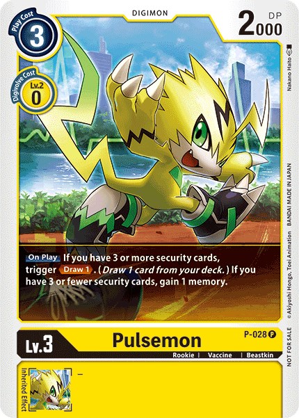 Pulsemon - P-028 - Digimon Promotion Cards - Digimon Card Game