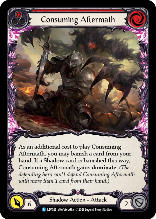 Consuming Aftermath (Red) - Blitz Deck: Monarch - Levia - Flesh and ...