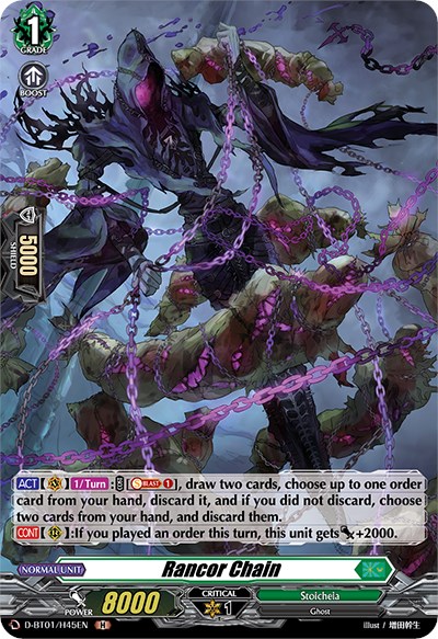 Rancor Chain (Holo) - Genesis of the Five Greats - Cardfight Vanguard
