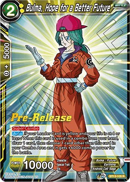 Bulma, Hope for a Better Future - Supreme Rivalry Pre-Release Cards ...