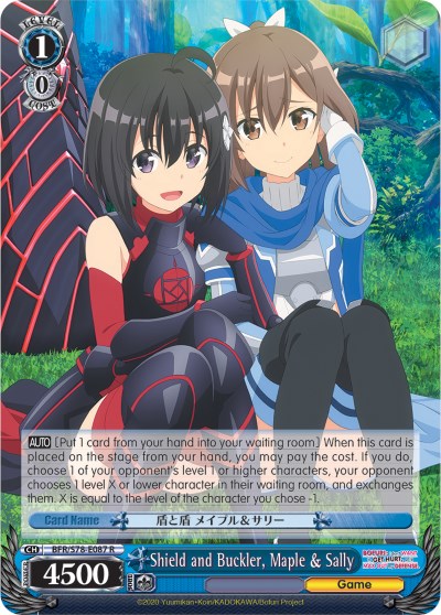 Shield and Buckler, Maple & Sally - BOFURI: I Don't Want to Get Hurt ...