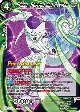 Frieza, Revived and Reviled - Supreme Rivalry Pre-Release Cards ...