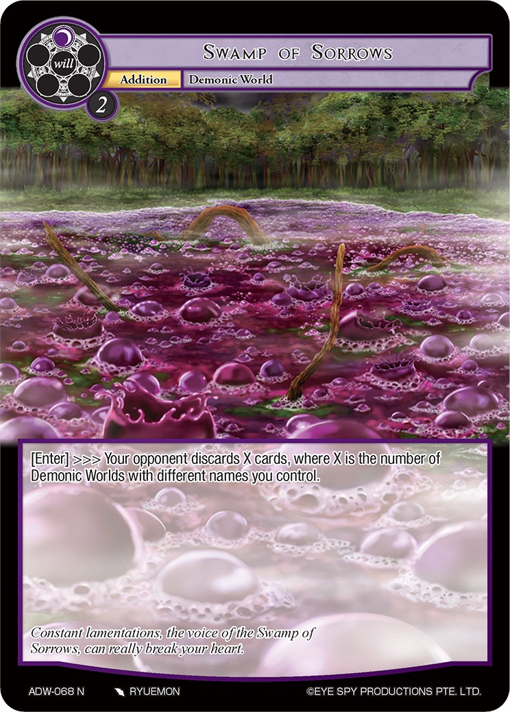 Swamp of Sorrows - Assault into the Demonic World - Force of Will