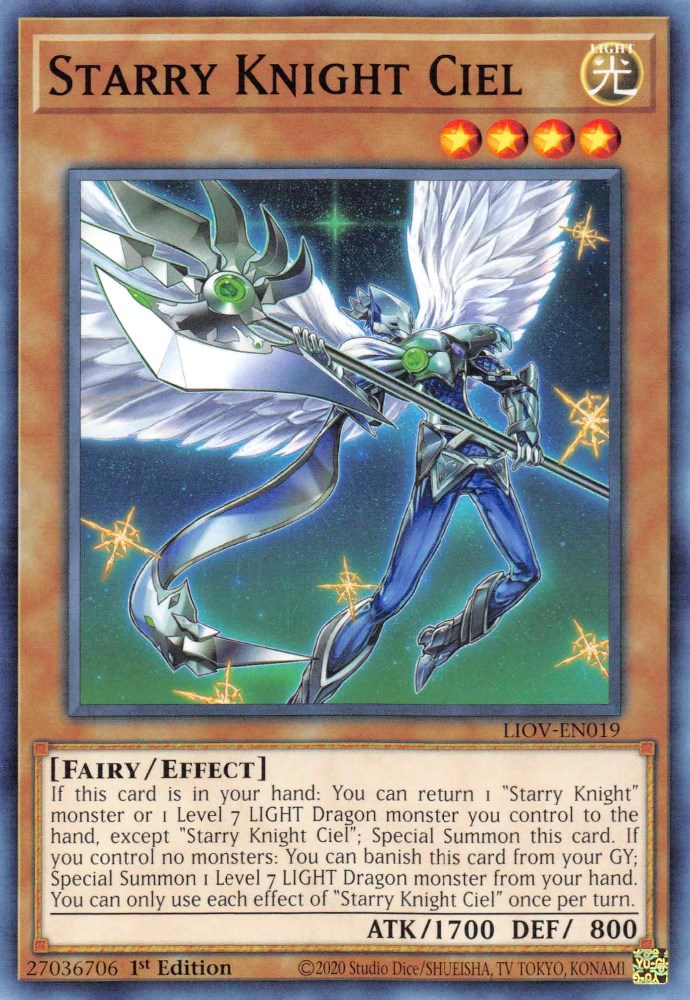 Starry Knight Ciel - Lightning Overdrive - YuGiOh