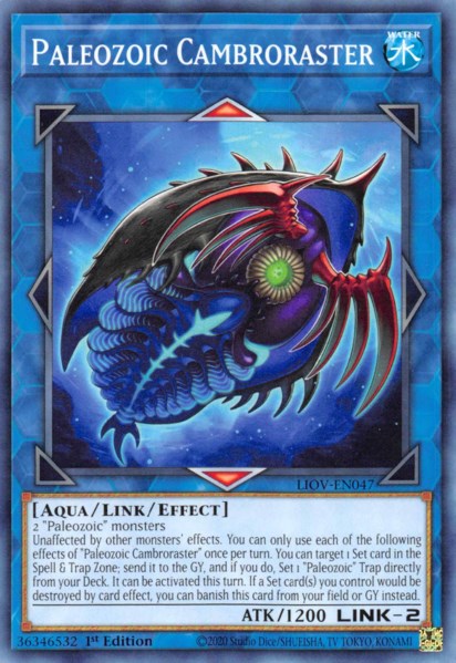 Paleozoic Cambroraster - Lightning Overdrive - YuGiOh