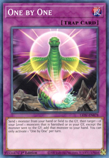 One by One - Lightning Overdrive - YuGiOh