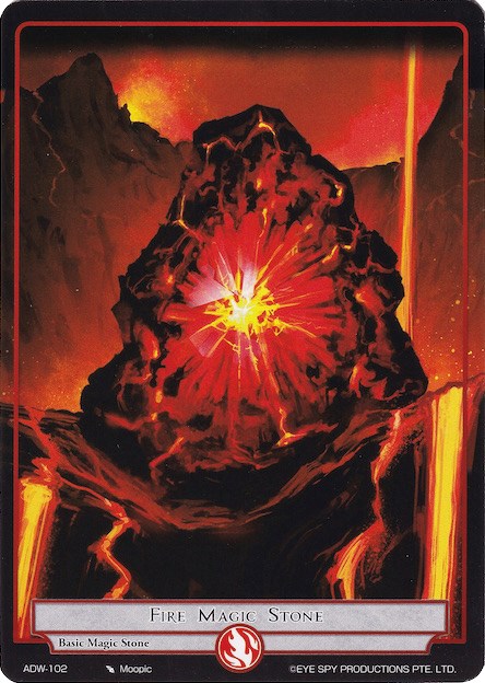 Fire Magic Stone - Assault into the Demonic World - Force of Will