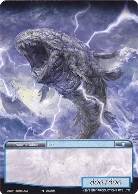 Fish Token (002) - Assault into the Demonic World - Force of Will