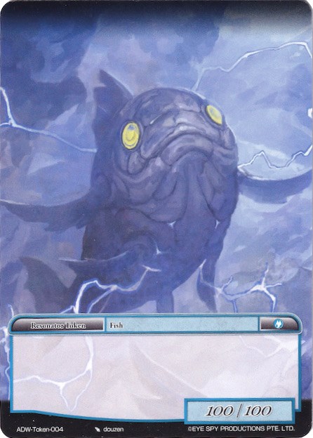 Fish Token (004) - Assault into the Demonic World - Force of Will