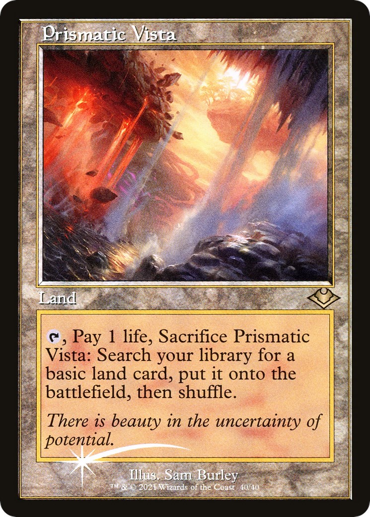 Prismatic Vista (Retro Frame) - Modern Horizons - Magic: The Gathering