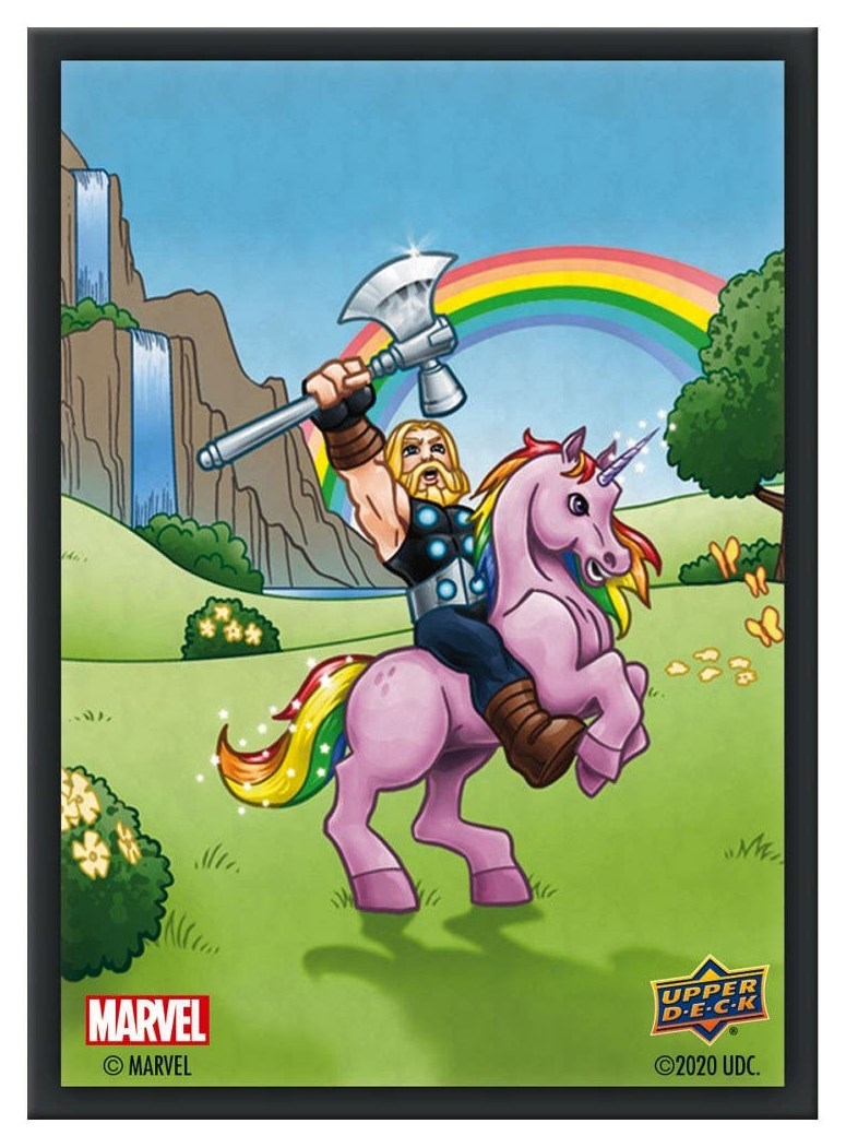 Upper Deck Marvel Card Sleeves - Standard Matte - Thor Rainbow (65-Pack ...