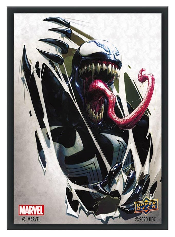 Upper Deck Marvel Card Sleeves - Standard Matte - Venom (65-Pack ...