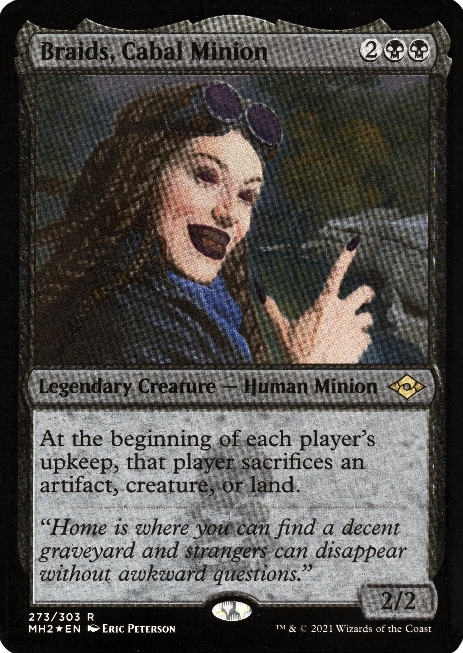 Braids, Cabal Minion (Foil Etched) - Modern Horizons 2 - Magic: The ...