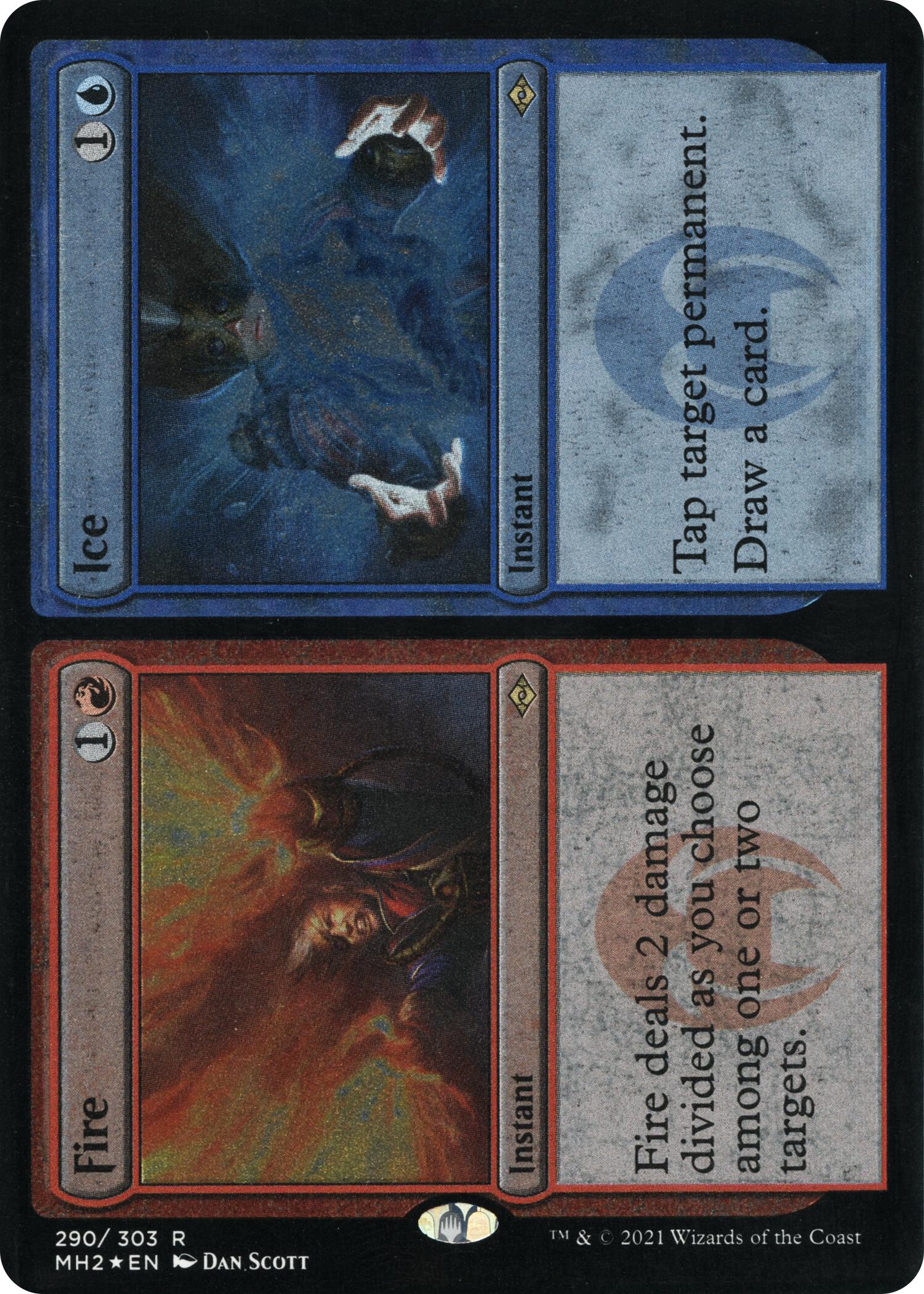 Fire // Ice (Foil Etched) - Modern Horizons 2 - Magic: The Gathering